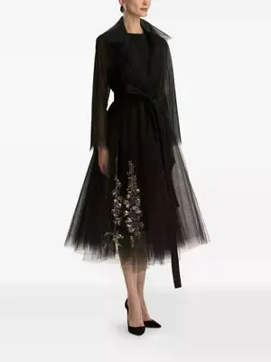 Oscar De La Renta Foxglove Coat