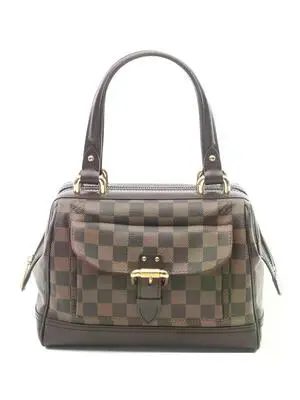 LOUIS VUITTON 2005 Knightsbridge Damier Ebene Tote Bag