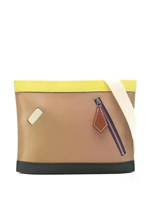Color Blocked Shoulder Bags