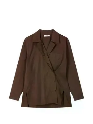 STUDIO TOMBOY Chest-pocket Shirt - Brown