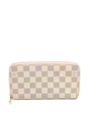 LOUIS VUITTON 2019 Zippy Damier Azur Wallet - Neutrals