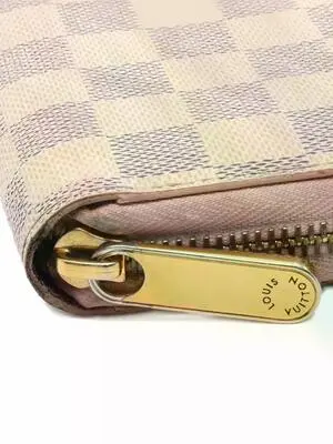 LOUIS VUITTON 2019 Zippy Damier Azur Wallet
