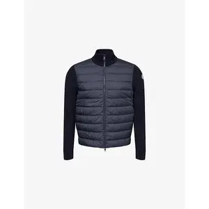 Moncler Shell-down Cardigan - Blue