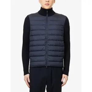 Moncler Shell-down Cardigan - Blue