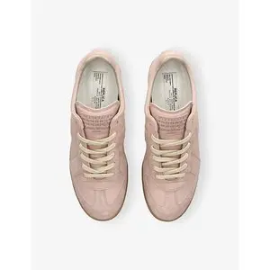 MAISON MARGIELA Replica Leather And Suede Trainers