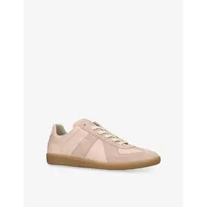 MAISON MARGIELA Replica Leather And Suede Trainers