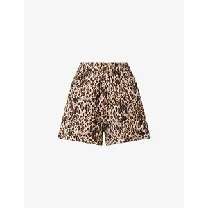 Animal Print Shorts For Women