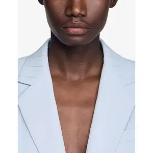 Sandro Sequin-stripe Single-breasted Woven Blazer