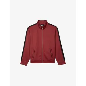 The Kooples Logo-embroidery Woven Track Jacket