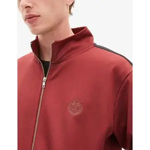 The Kooples Logo-embroidery Woven Track Jacket