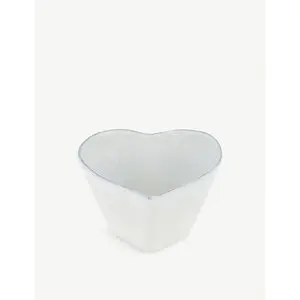 THE WHITE COMPANY Porto Heart-shaped Ceramic Ramekin - White