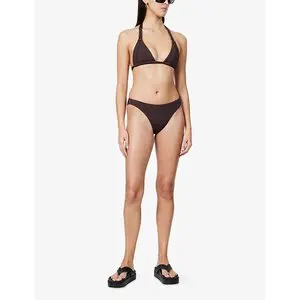 Monday Swimwear Seychelles Stretch-rib Bikini Bottoms