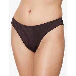 Monday Swimwear Seychelles Stretch-rib Bikini Bottoms