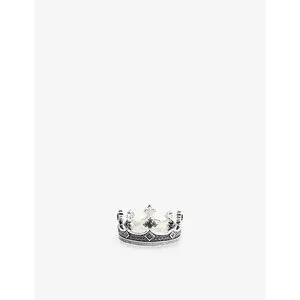 THOMAS SABO Crown Sterling Silver Ring - Black