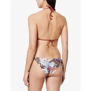 Agua Bendita Lolita Quilt Bikini Top - Multicolor