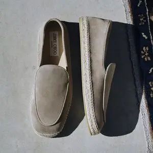 JIMMY CHOO Shenton Espadrilles - Stone
