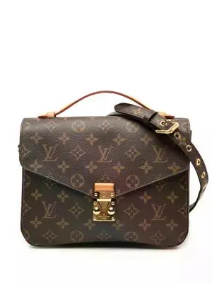 LOUIS VUITTON 2016 Monogram Pochette Metis Satchel