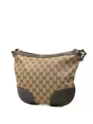 Gucci 2000-2015 Gg Canvas Lovely Crossbody Bag - Brown