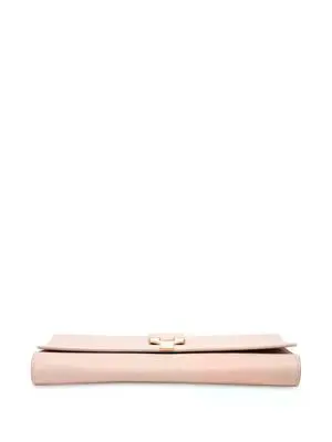 Saint Laurent 2013-2025 Textured Leather Chyc Ligne Clutch
