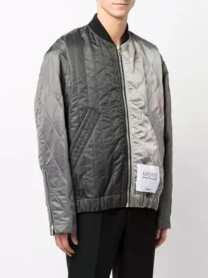 Palm Angels Logo-print Panelled Bomber Jacket