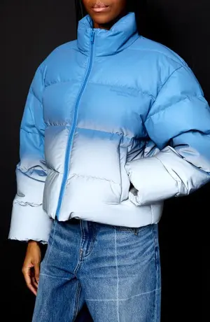 Alexander Wang Reflective Gradient Puffer Jacket