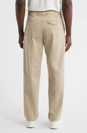 Paul Smith Tailored Cotton Stretch Twill Pants - Light Beige
