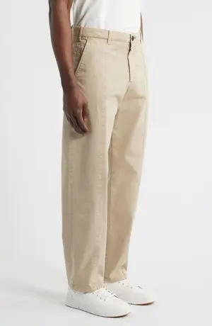 Paul Smith Tailored Cotton Stretch Twill Pants - Light Beige