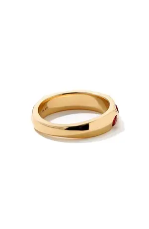 MARK HENRY Sculpted Wave Gemstone Fine Ring - Ruby
