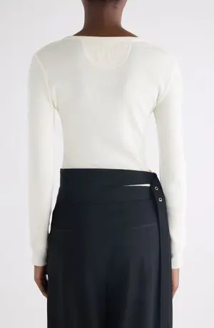 Chloé Cotton Rib Henley