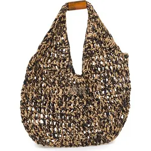 L*Space Faye Raffia Shoulder Bag