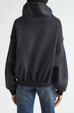 R13 Cotton-blend Crop Hoodie