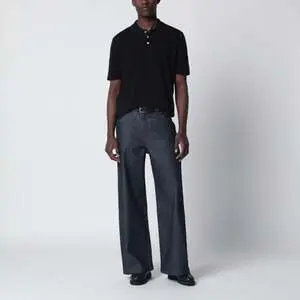 A.p.c. Cotton Knit Polo Shirt