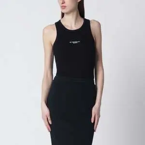 Givenchy Slim-cut Tank Top With Logo - Black