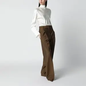 RÓHE Light Wool-blend Wide-leg Trousers