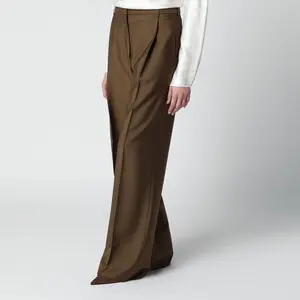 RÓHE Light Wool-blend Wide-leg Trousers