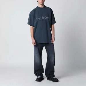 Balenciaga Wide-leg Jeans - Blue