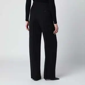 Balenciaga Wool Wide Leg Trousers