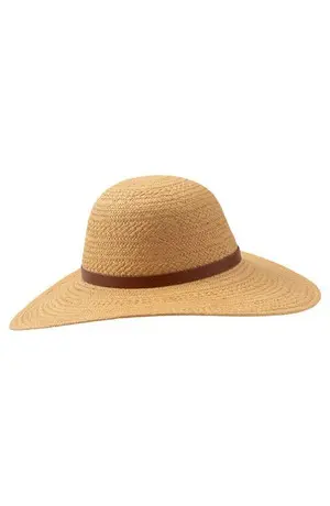 Ralph Lauren Straw Sun Hat With Charm
