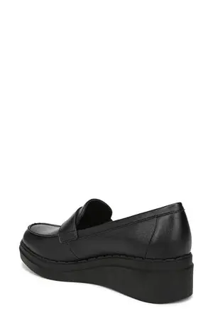 LIFESTRIDE Dolce Platform Wedge Loafer - Black