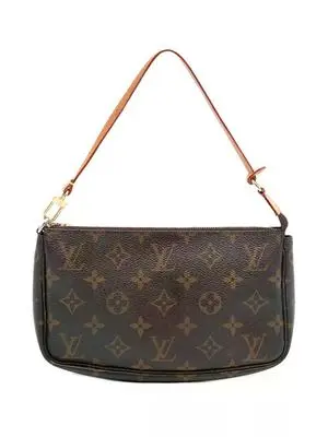 LOUIS VUITTON 2002 Monogram Pochette Accessoires Shoulder Bag
