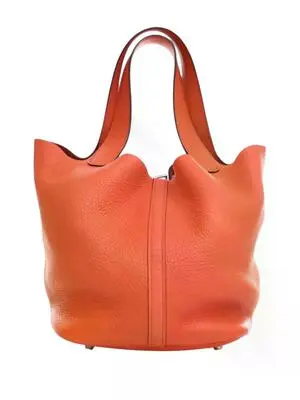 Hermès 2016 Clemence Picotin Lock 22 Handbag - Orange