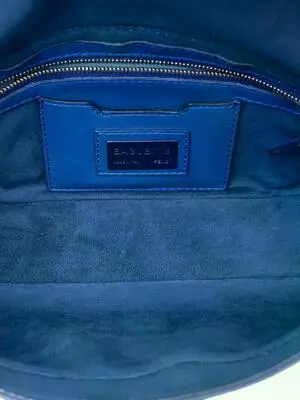 Fendi Patchwork Leather Qutweet Bird Baguette - Blue