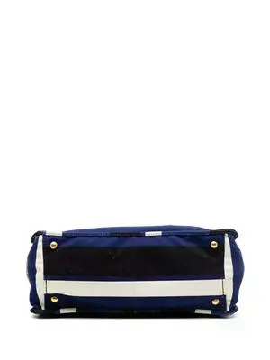 Prada Canvas Canapa Pattina Satchel