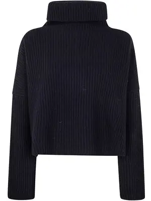 NUUR Ribbed Turtleneck Pullover