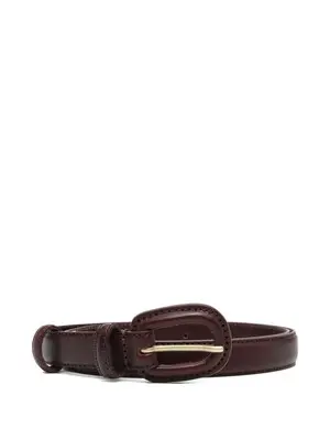 BY MALENE BIRGER Salio Leather Belt - Brown