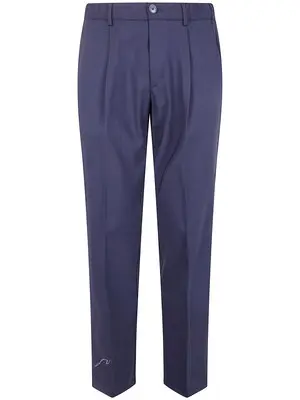 Herno Regular Fit Trousers - Blue