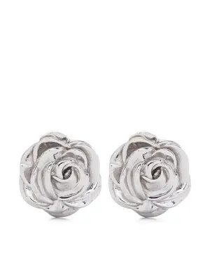Magda Butrym Rose Earrings - Metallic
