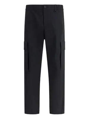 Herno Black Wash Pants For Men