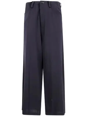 Y`S Long Straight Trousers