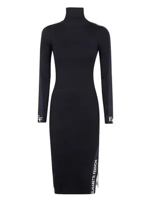 Elisabetta Franchi Long Sleeve Knitted Dress
